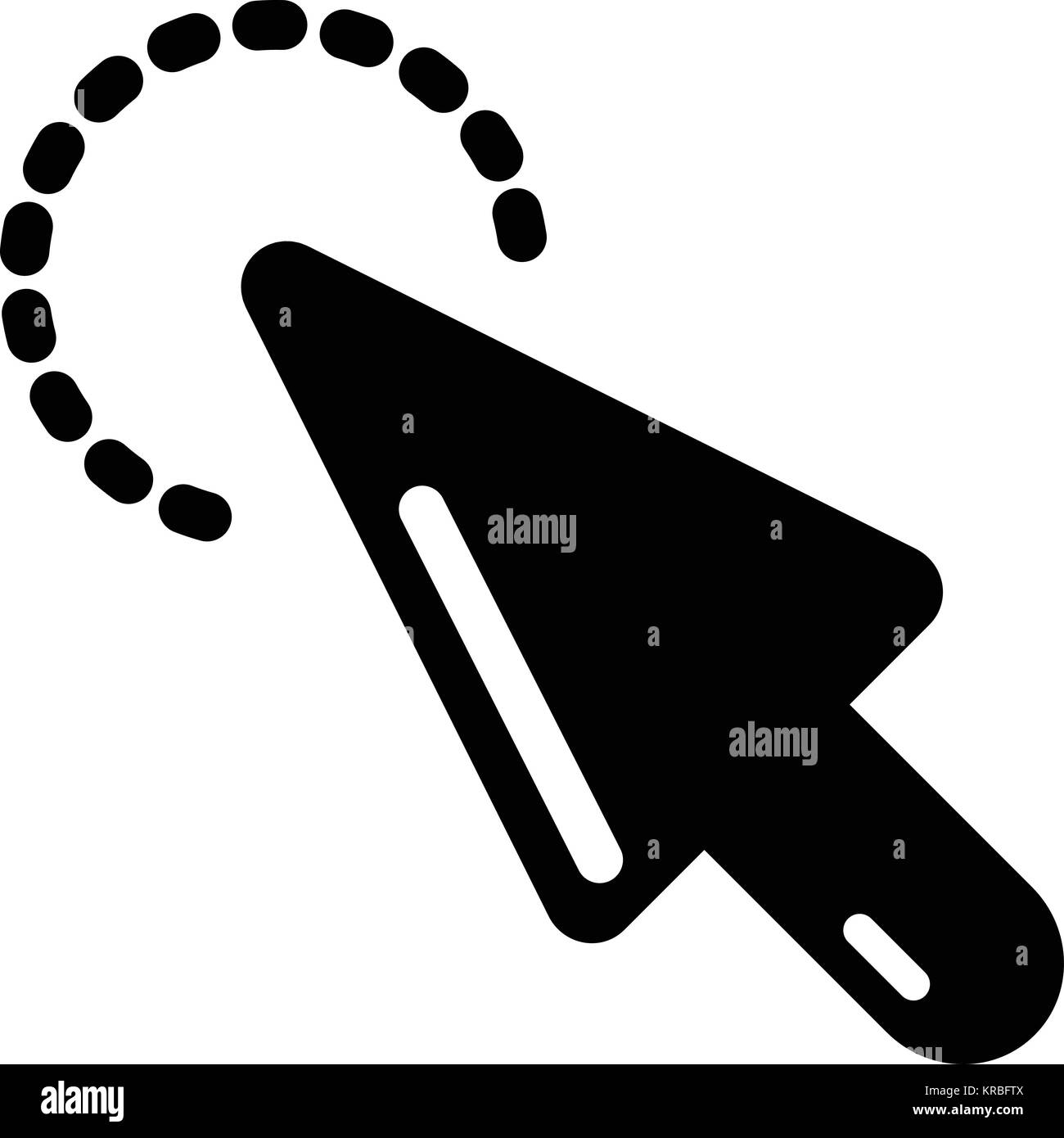 Cursor clean icon, simple black style Stock Vector Image & Art - Alamy