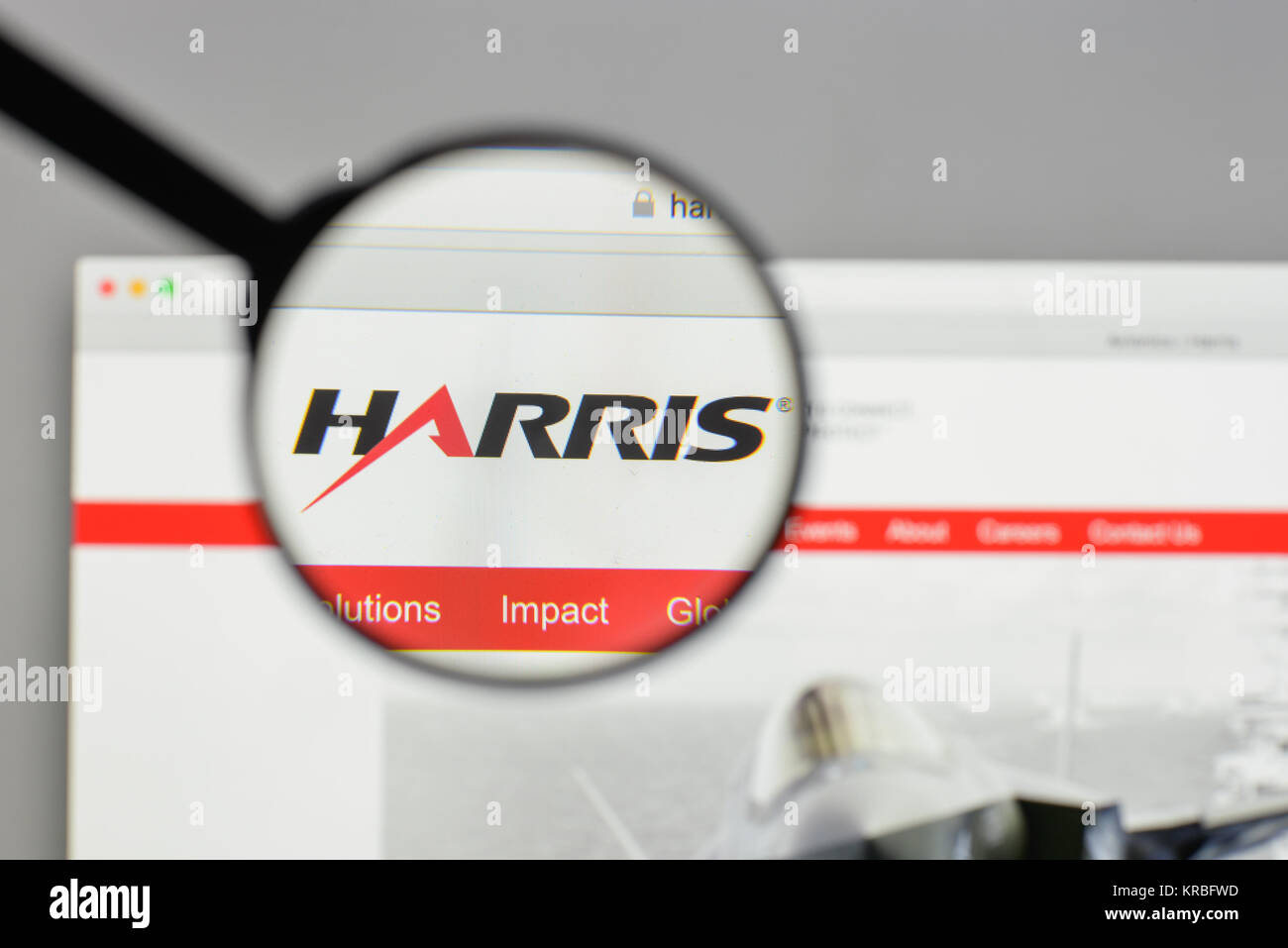 Harris corporation logo hi-res stock photography and images - Alamy