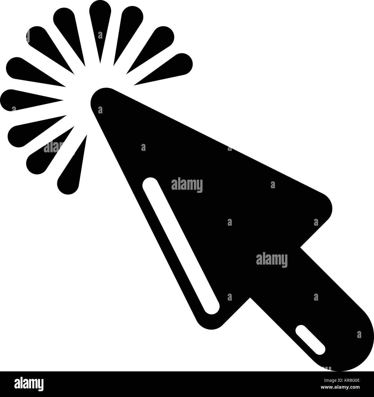 Cursor website icon, simple black style Stock Vector Image & Art - Alamy