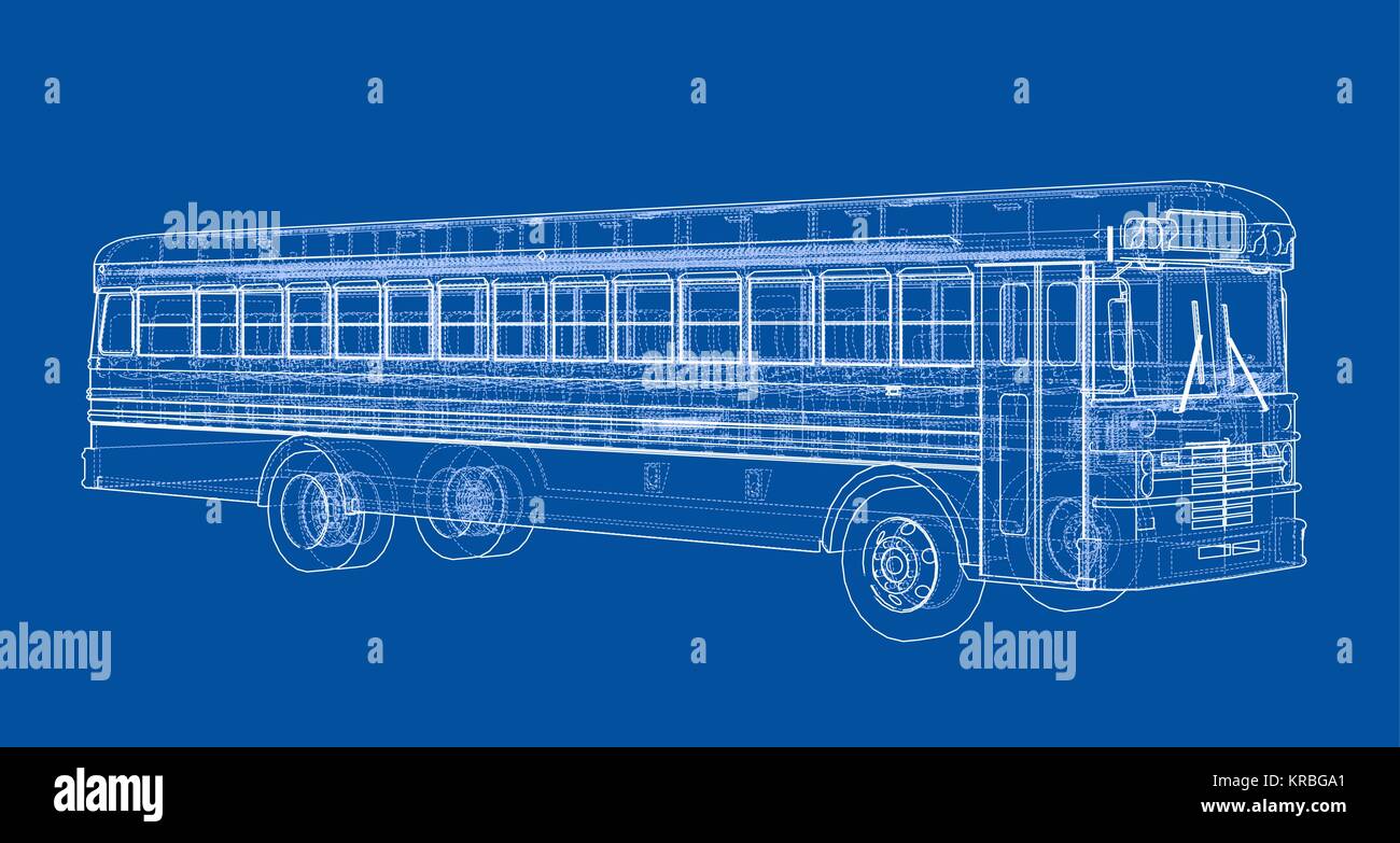 School bus outline vector Stock Vector Image & Art - Alamy