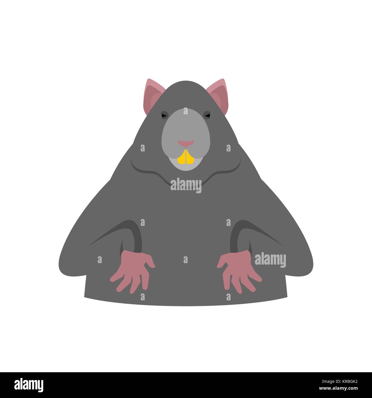 Buff Rat Clipart