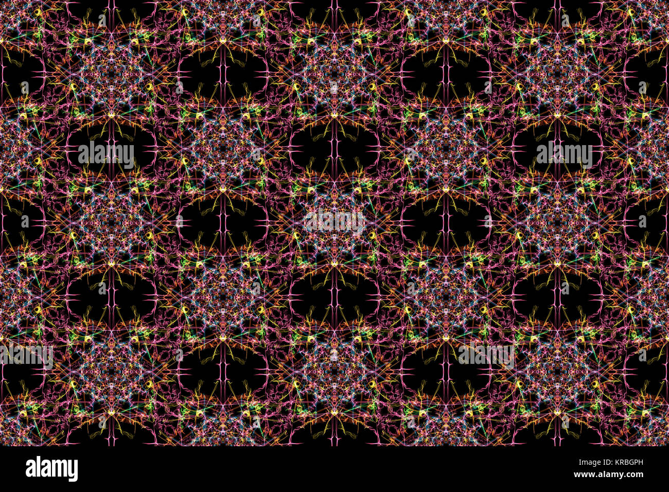Digital abstract background. Tile seamless pattern. Silk symmetry ...