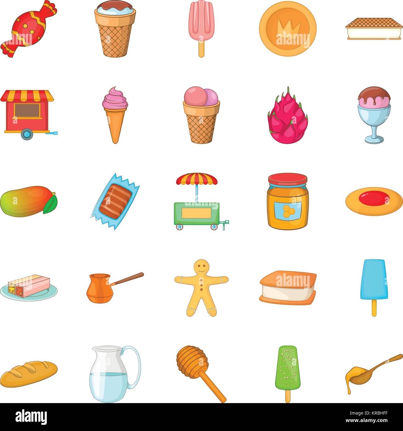 Baking from cook icons set, cartoon style Stock Vector Image & Art - Alamy