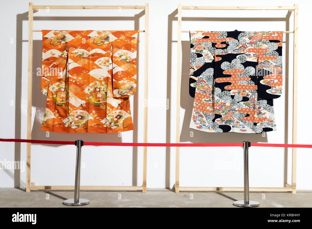 Traditional Japanese Samurai dress. Kimono costumes for man and woman ...