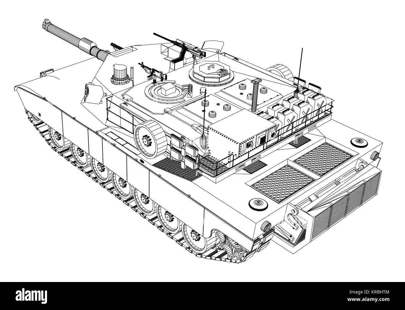 Blueprint of realistic tank Stock Vector Image & Art - Alamy