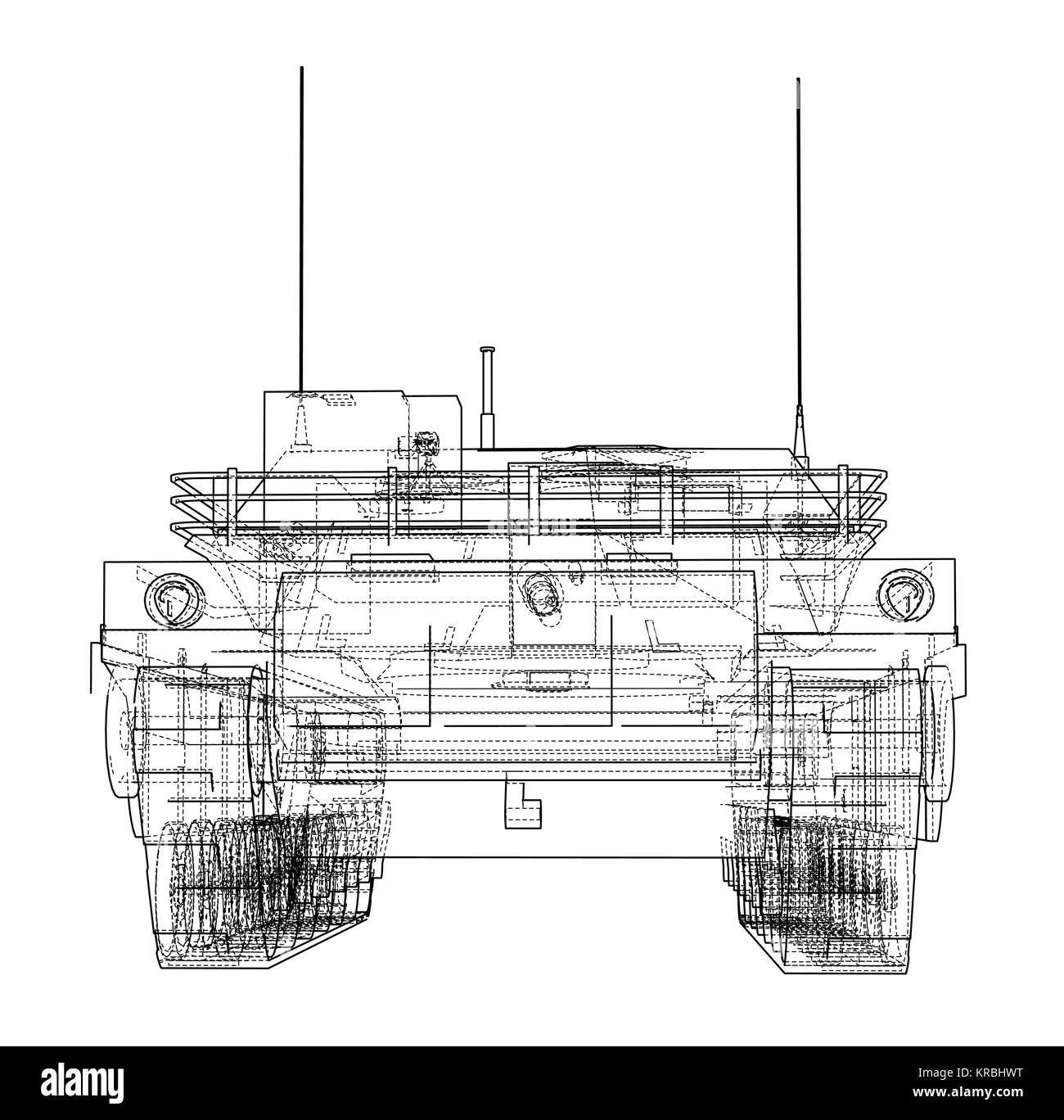 Blueprint of realistic tank Stock Vector Image & Art - Alamy