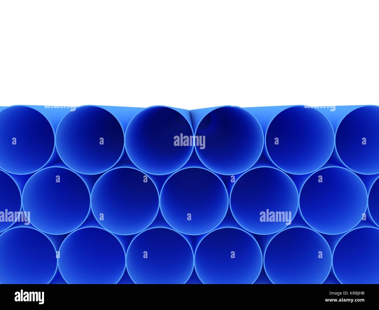 Blue Pipes - Computer Art 3D Series Stock Photo - Alamy