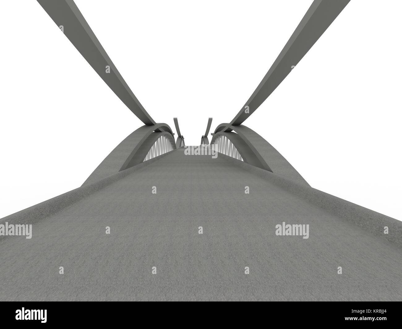 Bridge - Computer Art Series - 3D Images Stock Photo - Alamy