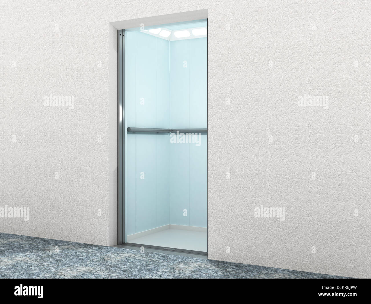 Elevator Interior . Computer Art 3D Series Stock Photo - Alamy