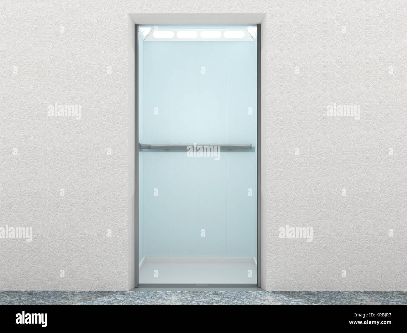 Elevator Interior . Computer Art 3D Series Stock Photo - Alamy