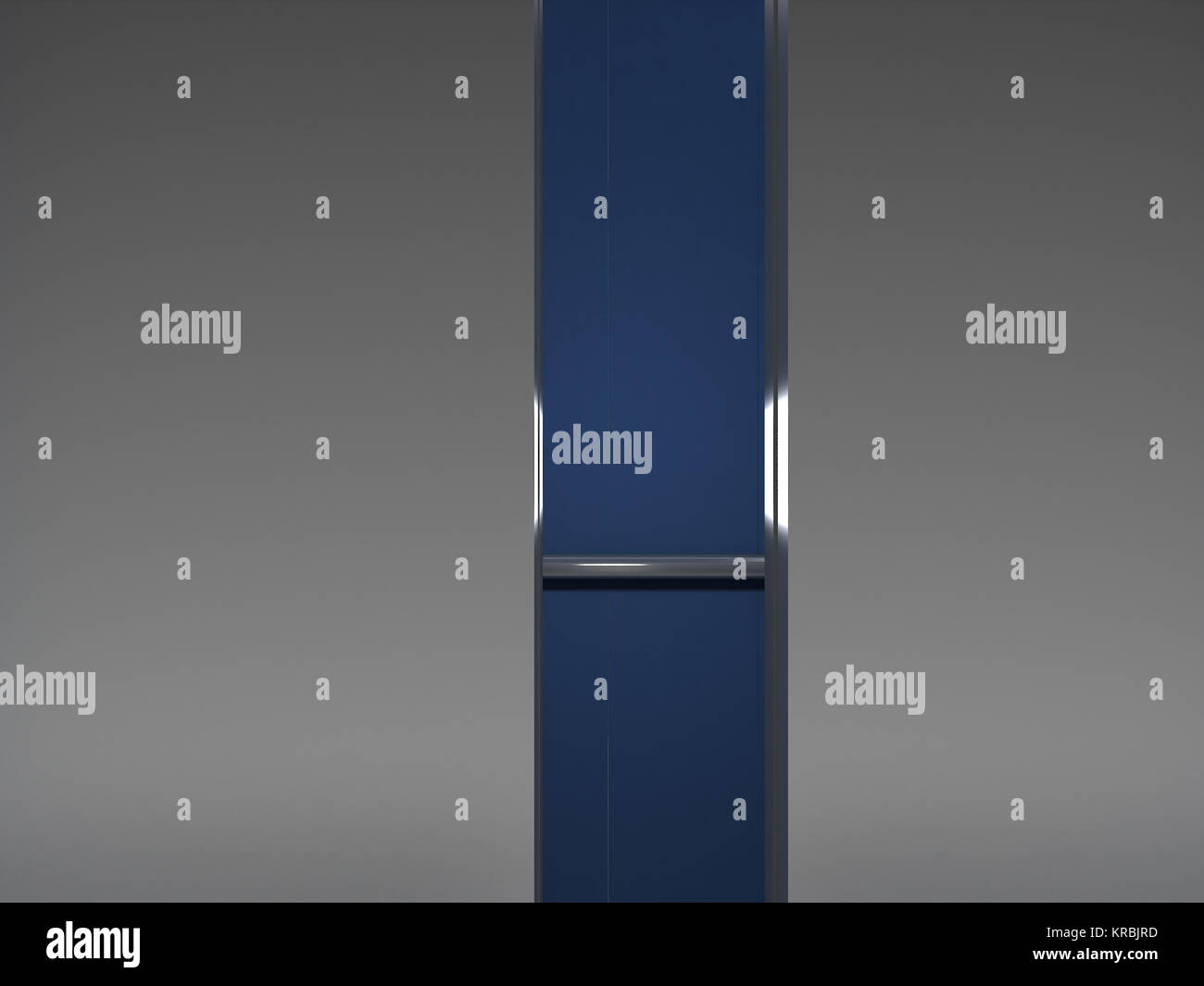 Illustration of Blue and gray Elevator Interior Stock Photo - Alamy