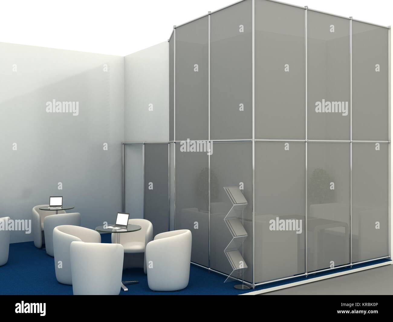 Exhibition Stand Interior Sample - Computer Art 3D Series Stock Photo ...