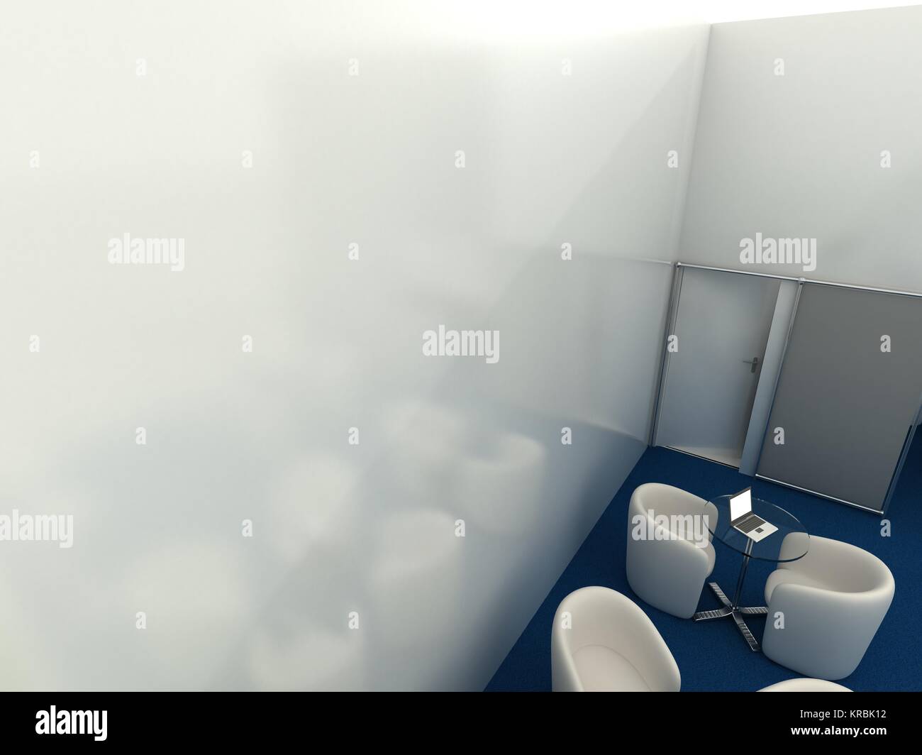 Exhibition Stand Interior Sample - Computer Art 3D Series Stock Photo ...