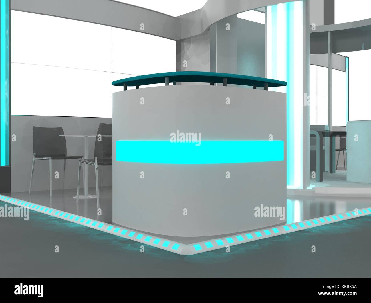 Exhibition Stand Interior/Exterior Sample Stock Photo - Alamy