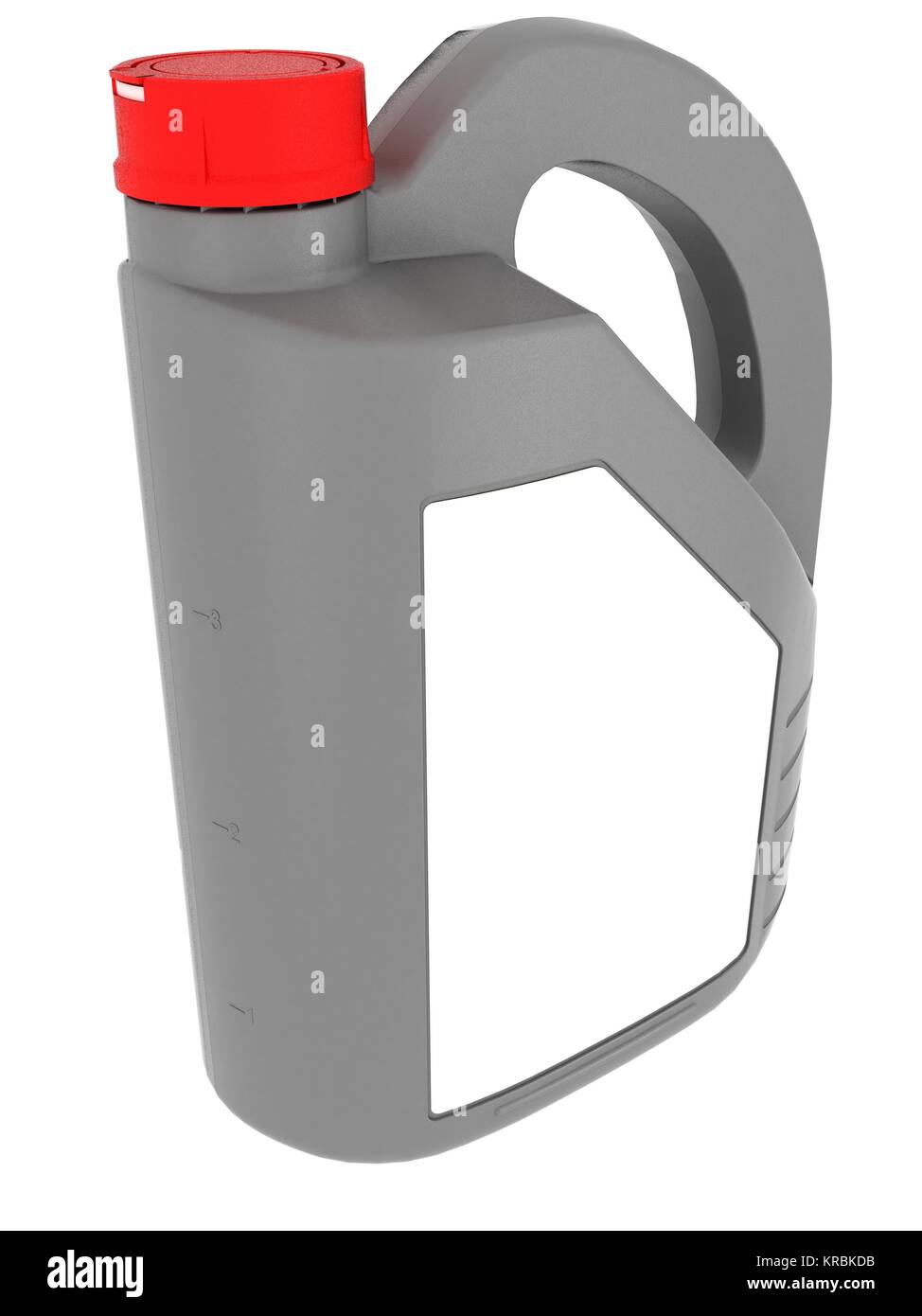 Gasoline jerrican isolated on a white background Stock Photo - Alamy