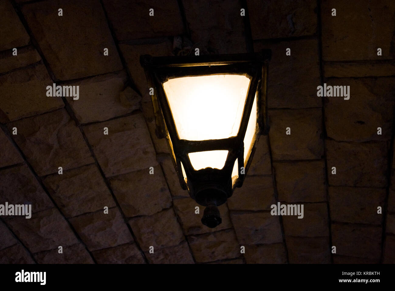 Old style lantern Stock Photo - Alamy