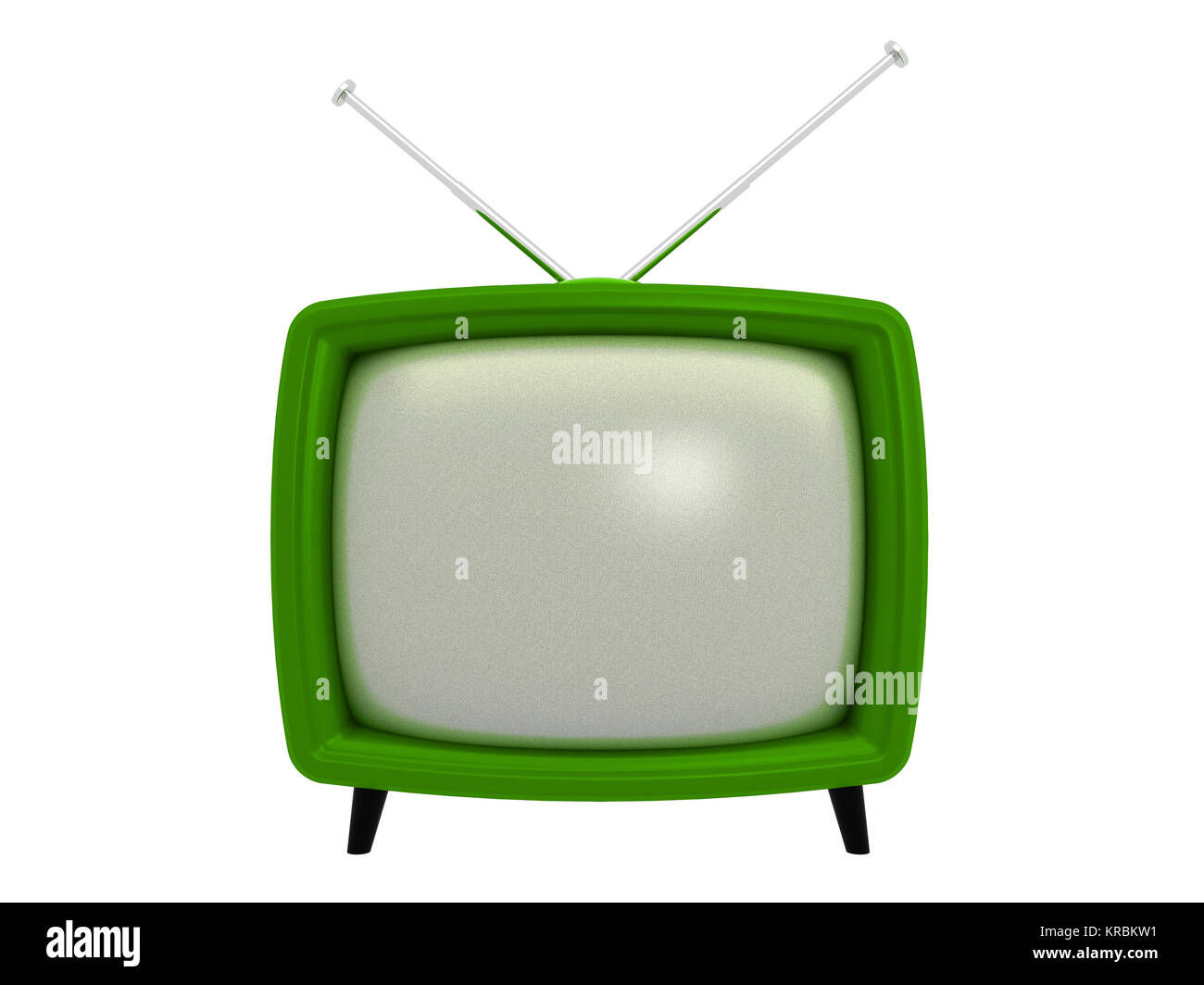 Old TV . 3D . Isolated Objects Series Stock Photo - Alamy
