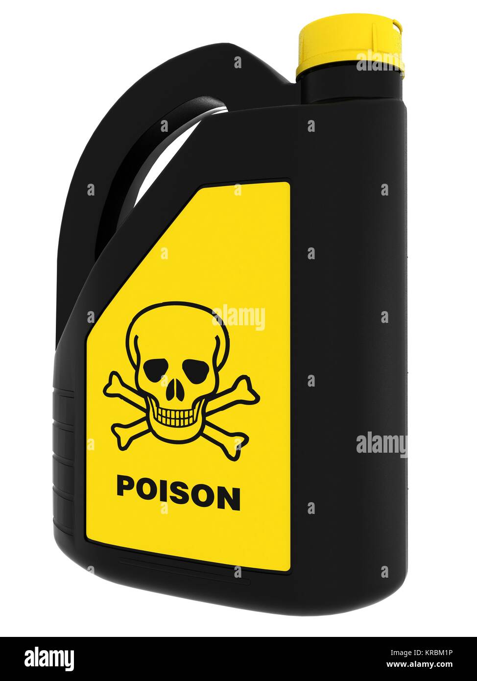 Toxic! Poison can .3D Object Series Stock Photo - Alamy