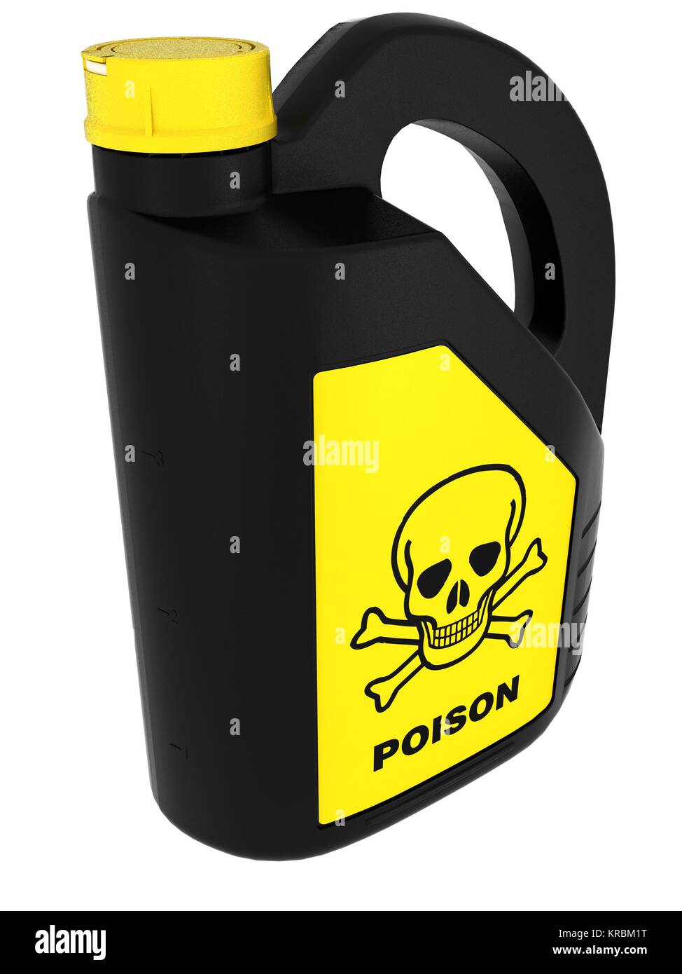 Toxic! Poison can .3D Object Series Stock Photo - Alamy