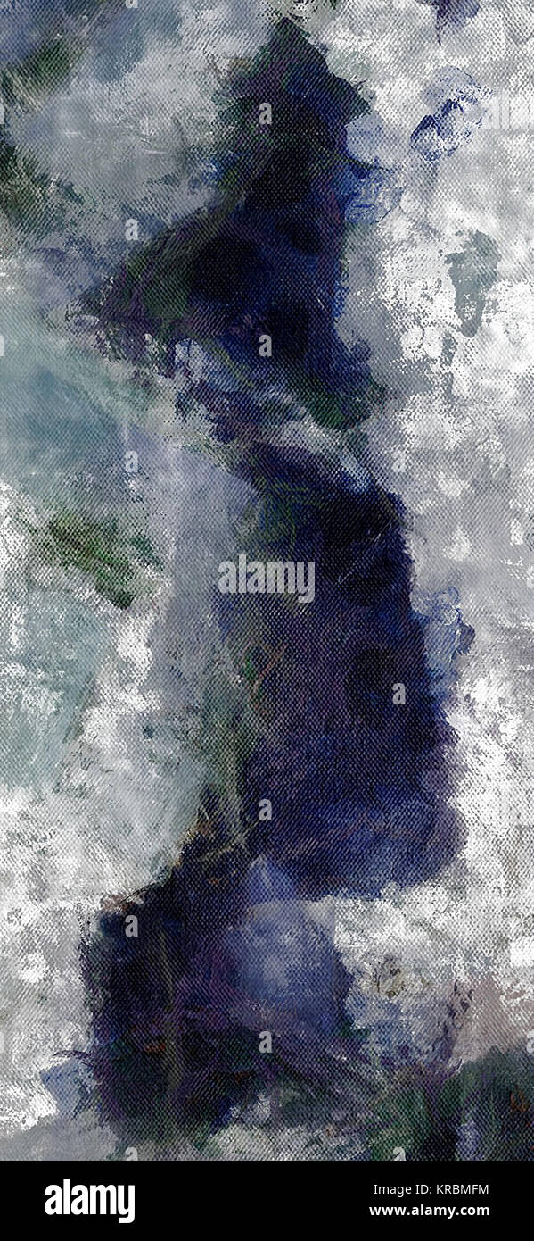 Muted abstract painting in pastel colors. 3D rendering Stock Photo - Alamy