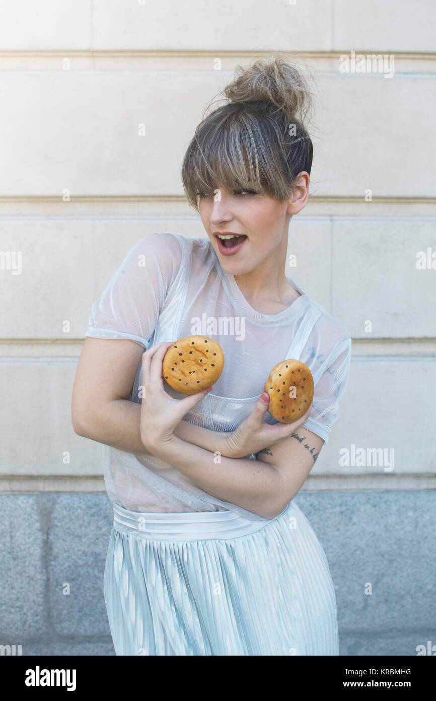 portrait fashion and funny woman Stock Photo - Alamy