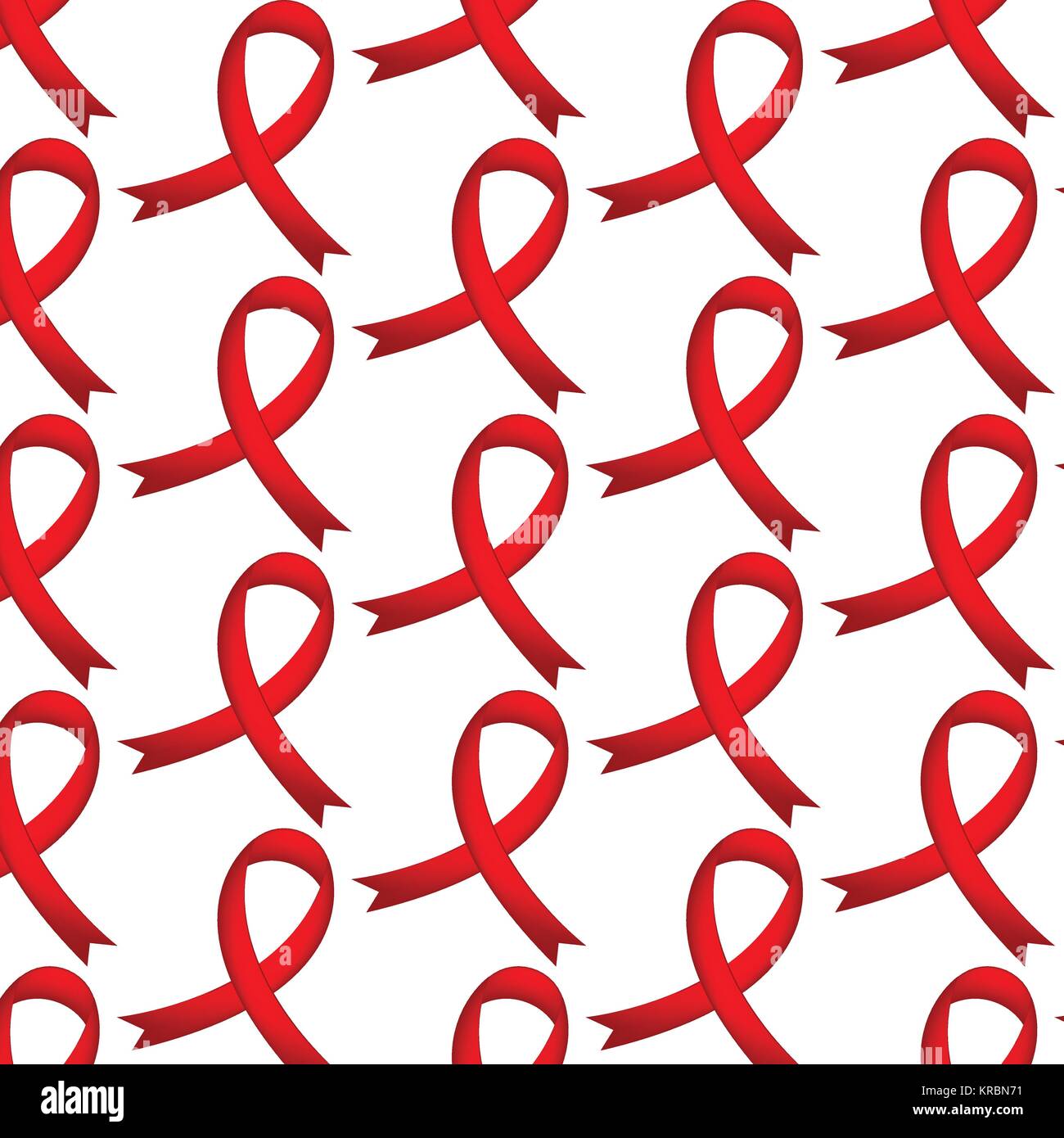 AIDS ribbon seamless pattern on white background Stock Vector Image ...