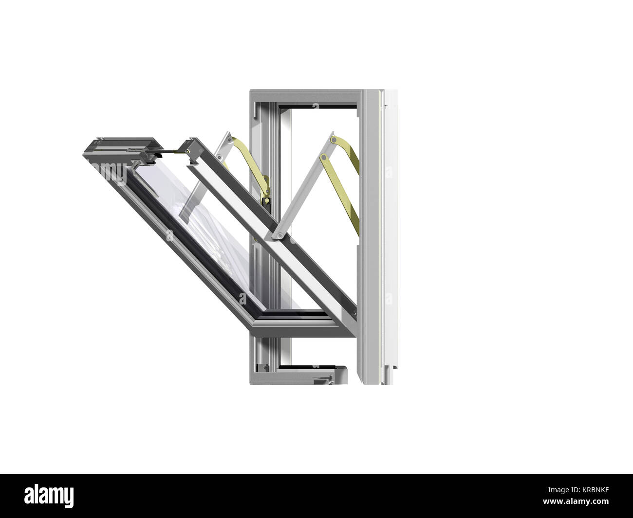 modern insulated glass window free Stock Photo - Alamy