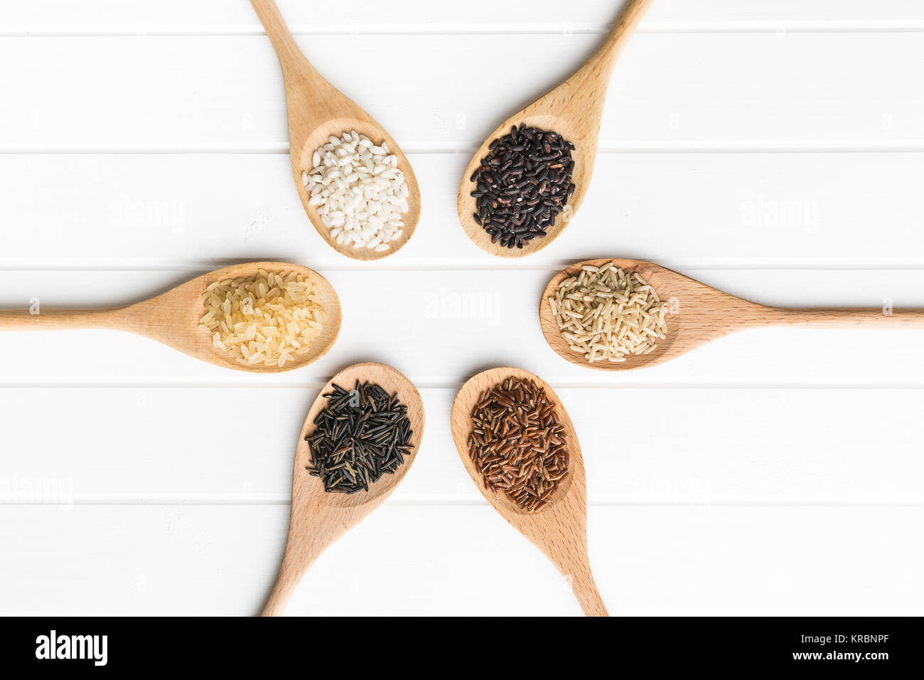 Different rice varieties Stock Photo - Alamy