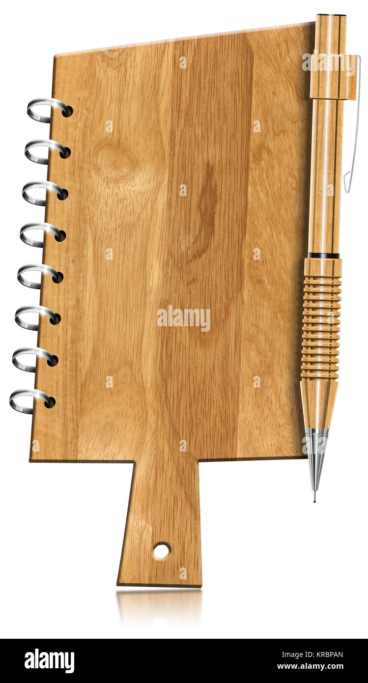 Notebook Shaped Cutting Board Stock Photo - Alamy