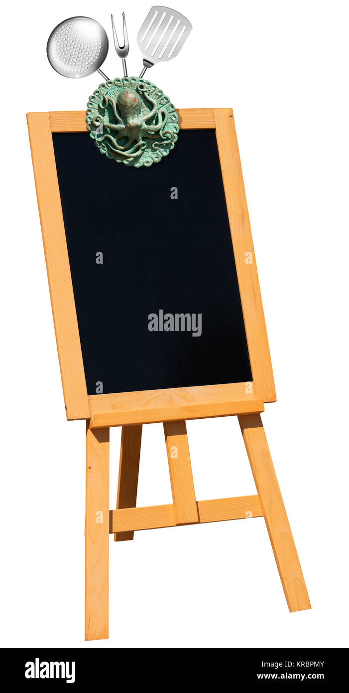 Menu easel hi-res stock photography and images - Alamy