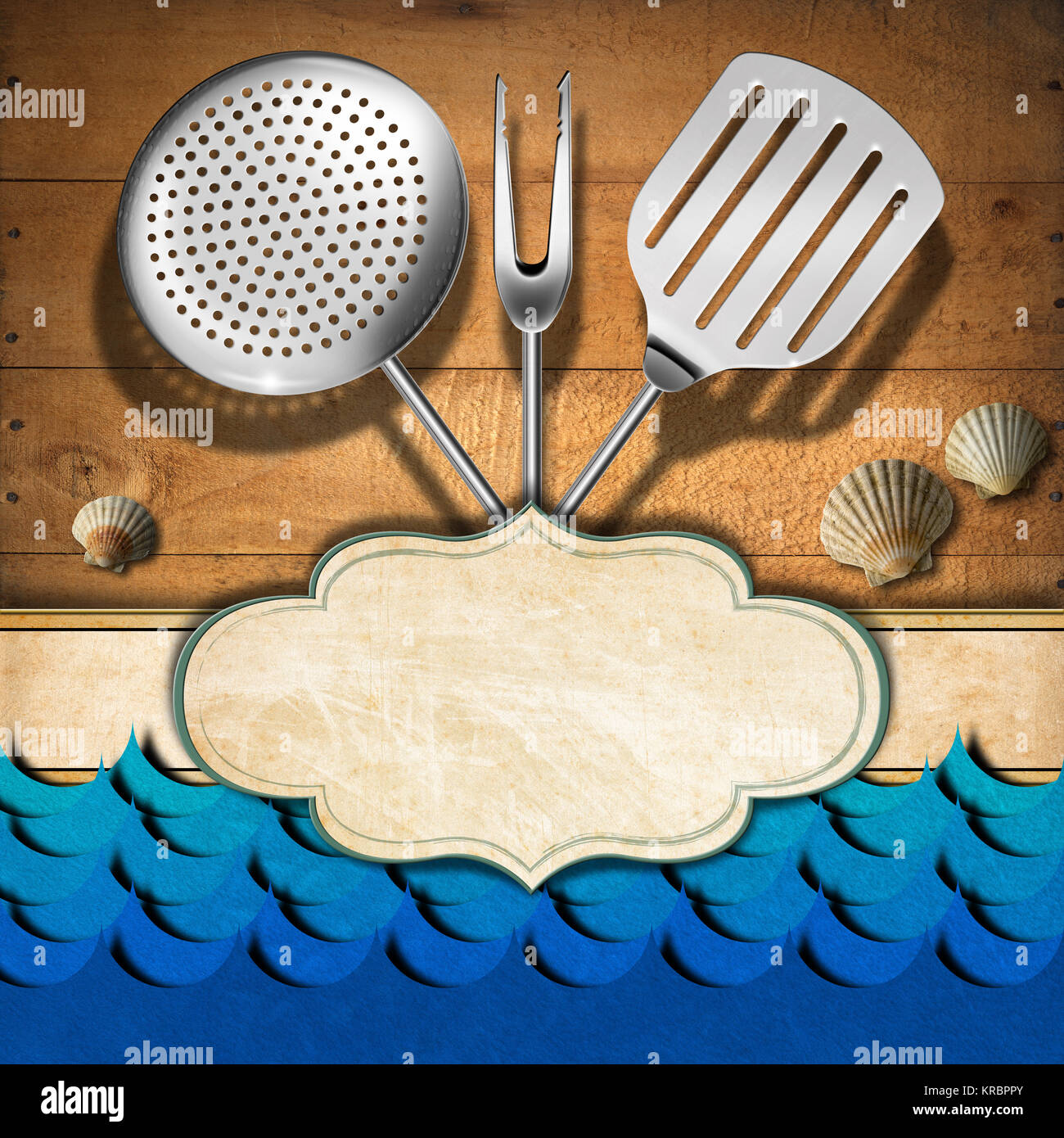 Stylized waves hi-res stock photography and images - Alamy