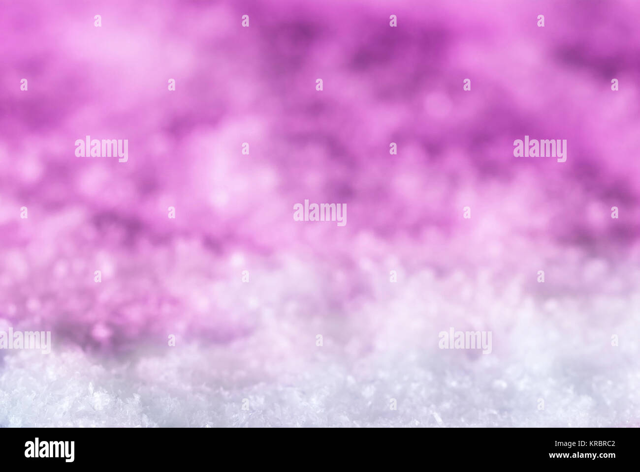 Pink Christmas Texture With Snow. Copy Space For Advertisement. Card ...