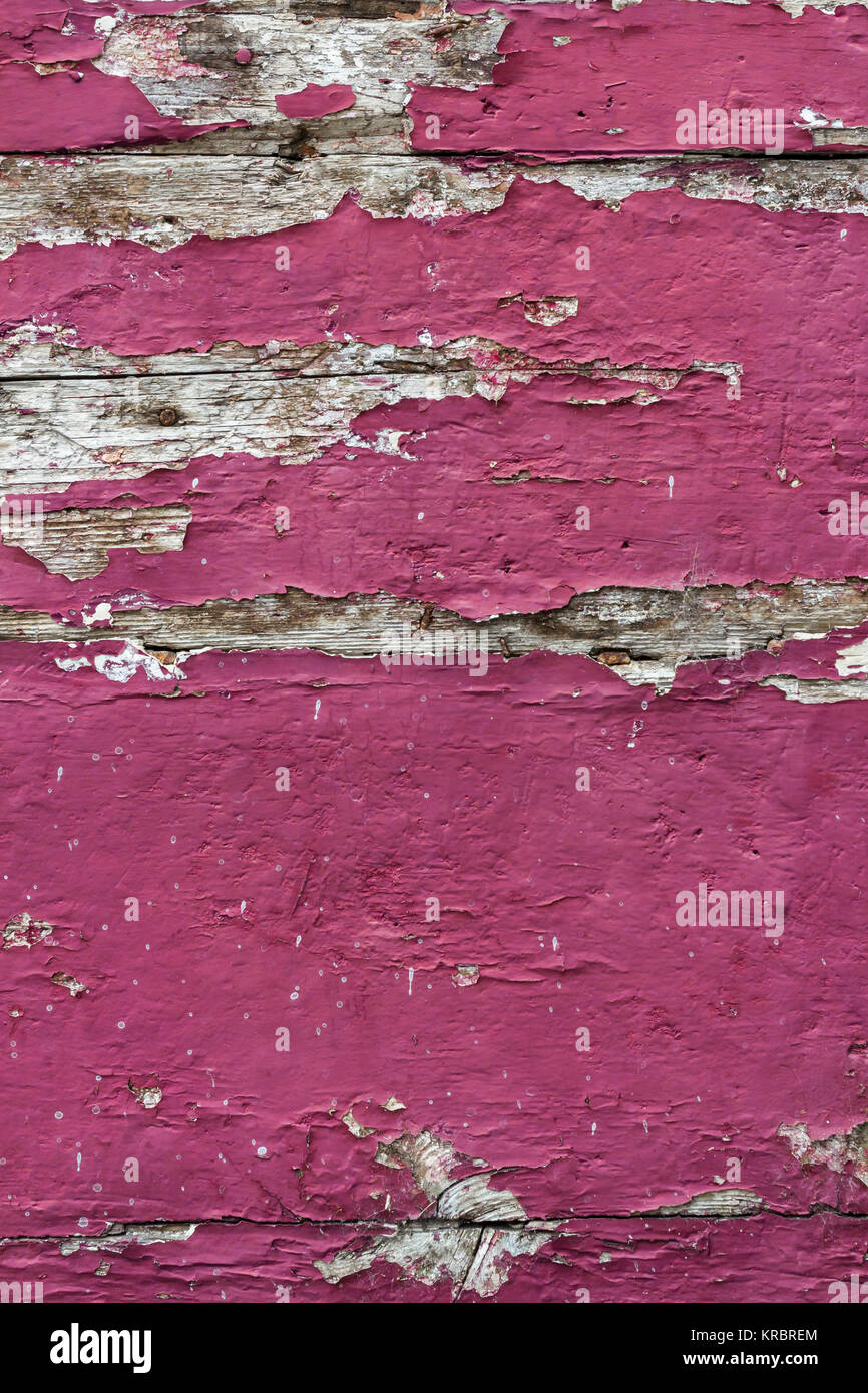 Peeling pink paint Stock Photo - Alamy