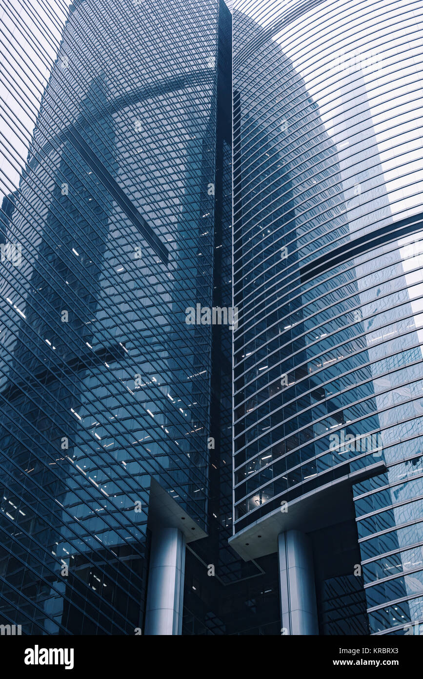 Modern glass building in detail Stock Photo - Alamy