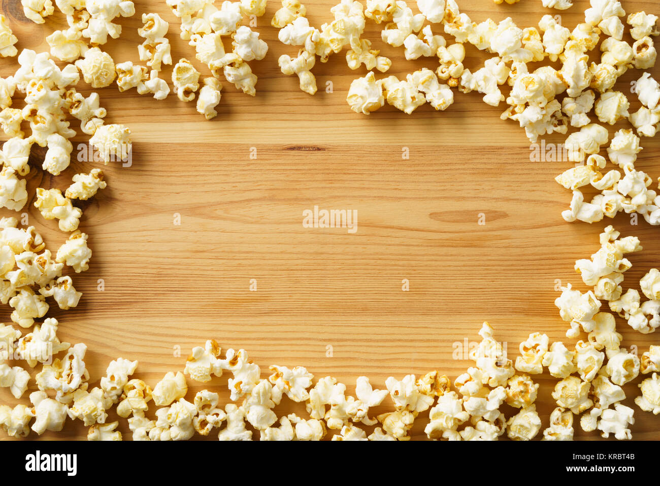 Frame of popcorn Stock Photo - Alamy