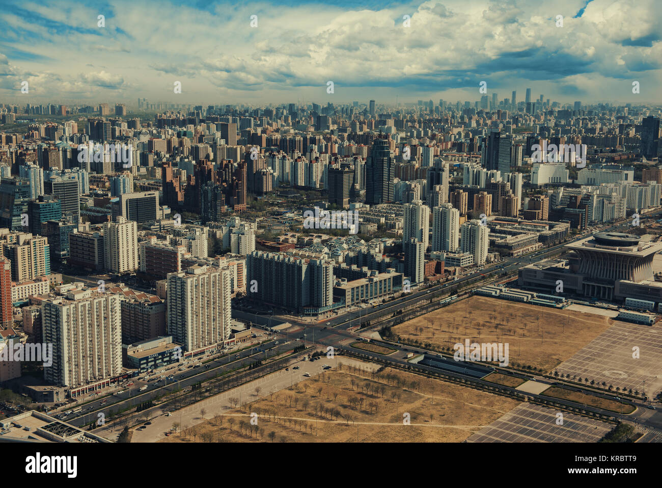Beijing traffic aerial hi-res stock photography and images - Alamy