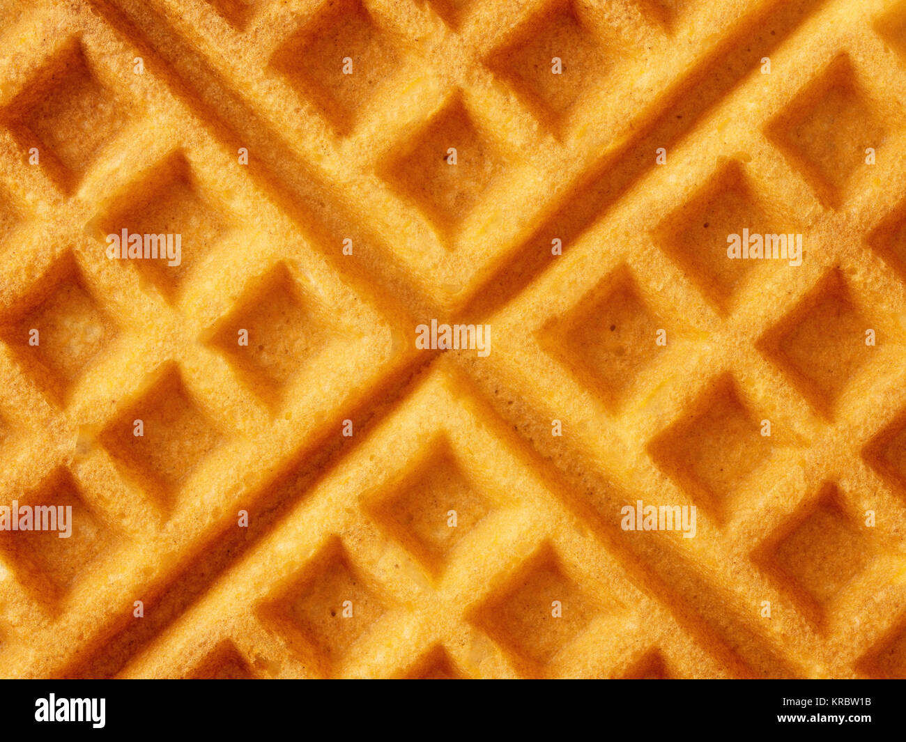 rustic golden plain waffle food background Stock Photo - Alamy