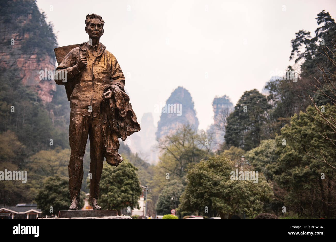 China hunan province zhangjiajie wulingyuan hi-res stock photography ...