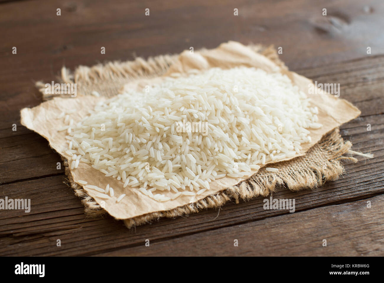 Pile of Basmati rice Stock Photo - Alamy