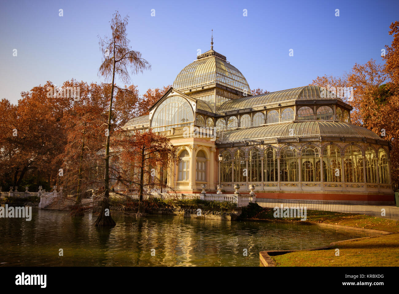 Crystal Palace in Retiro Park,Madrid, Spain Stock Photo - Alamy