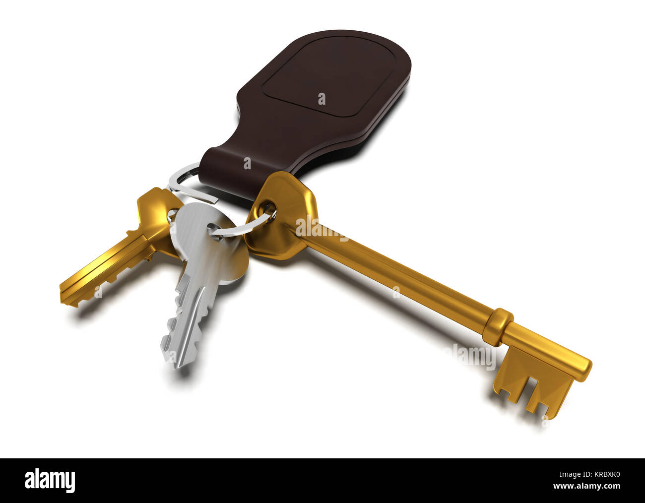 3D render of keys Stock Photo - Alamy