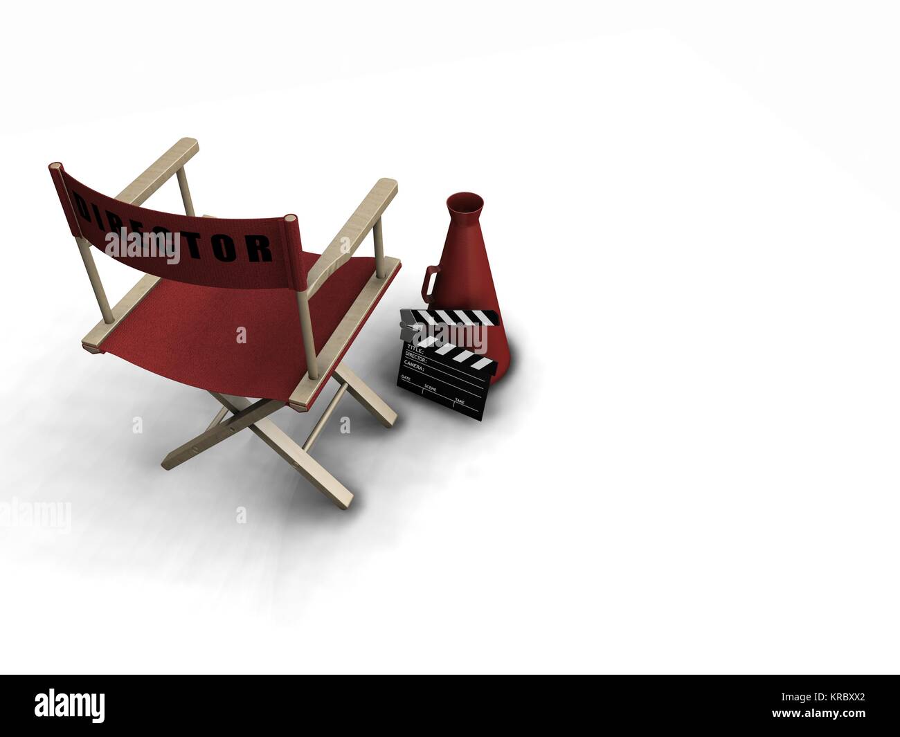 3d render movie items hi-res stock photography and images - Alamy