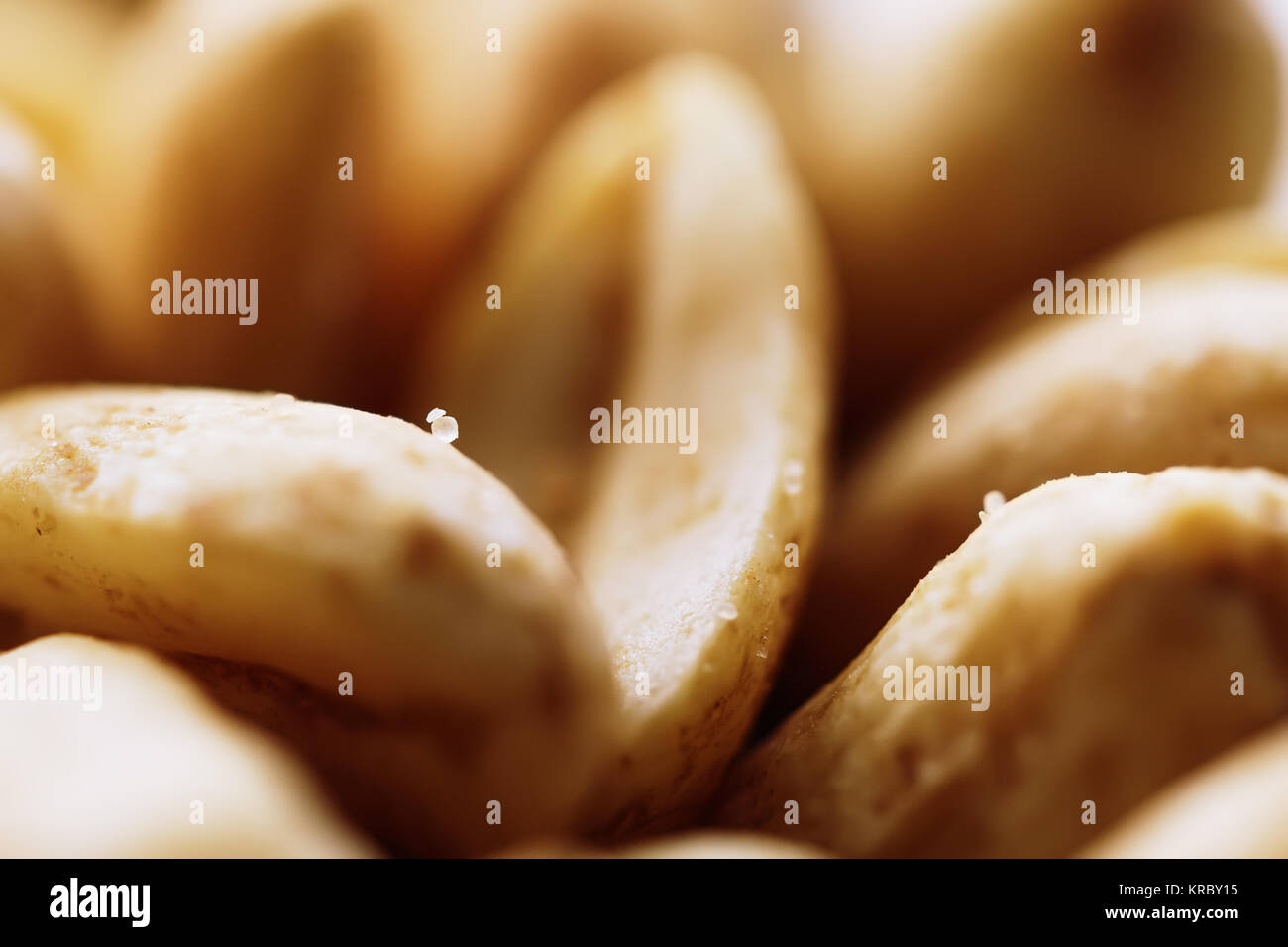 Nuts with salt crystals Stock Photo - Alamy