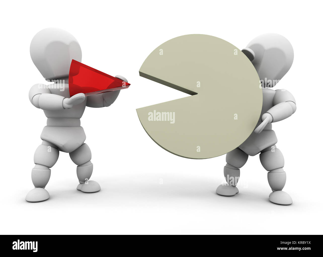 3d pie chart with people hi-res stock photography and images - Alamy