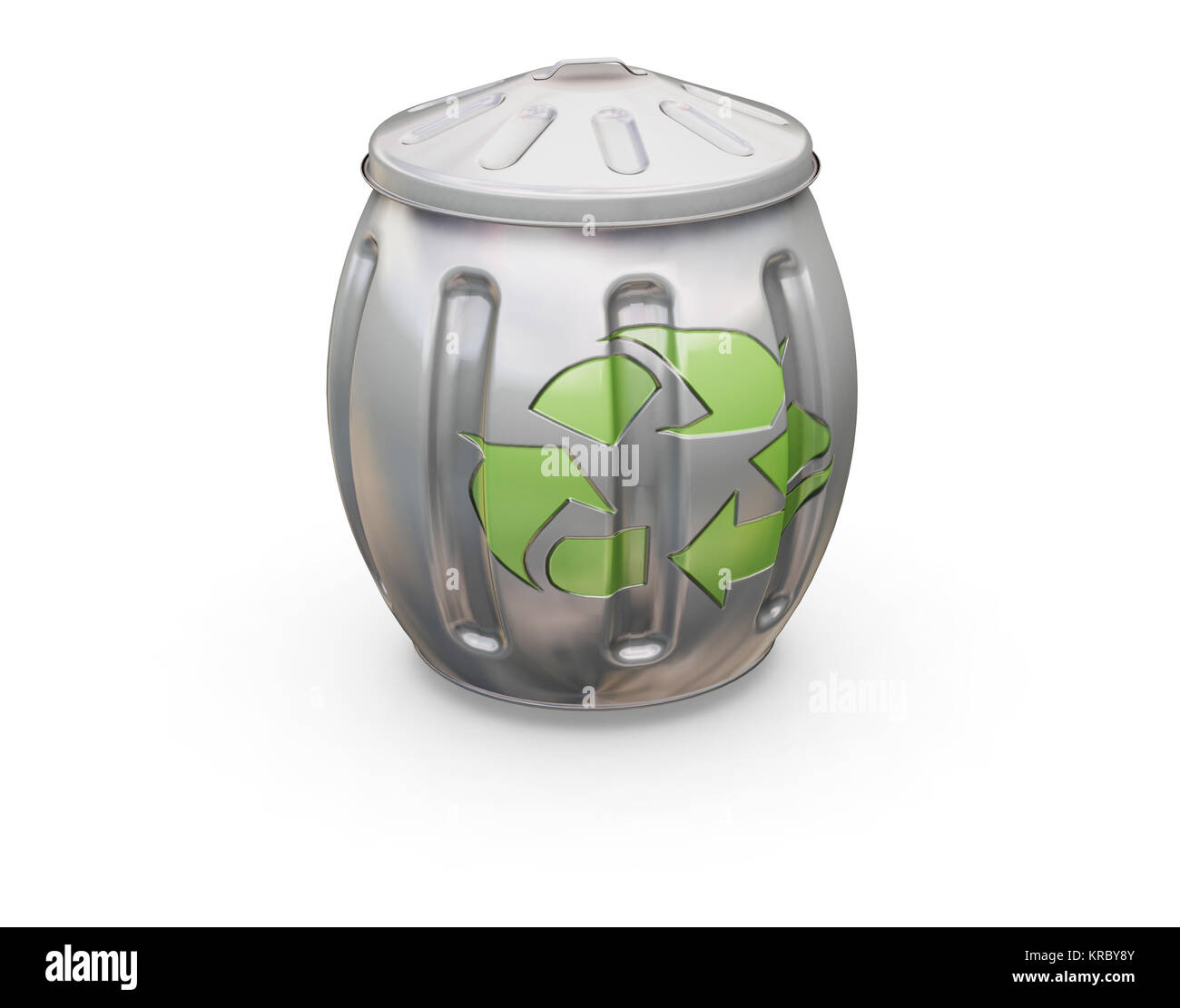 Rubbish bin full trash illustration hi-res stock photography and images ...