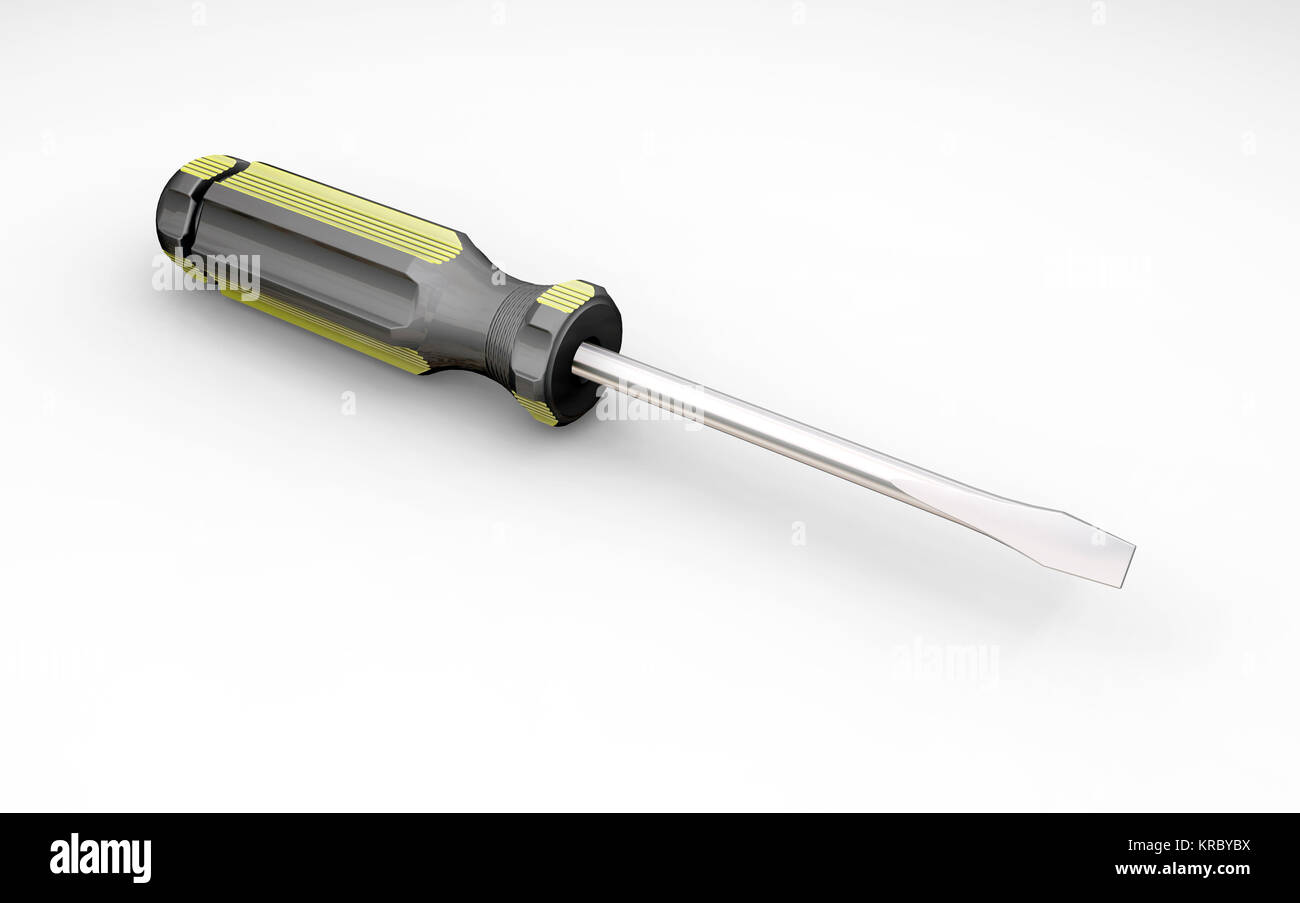 3D render of a screwdriver Stock Photo - Alamy