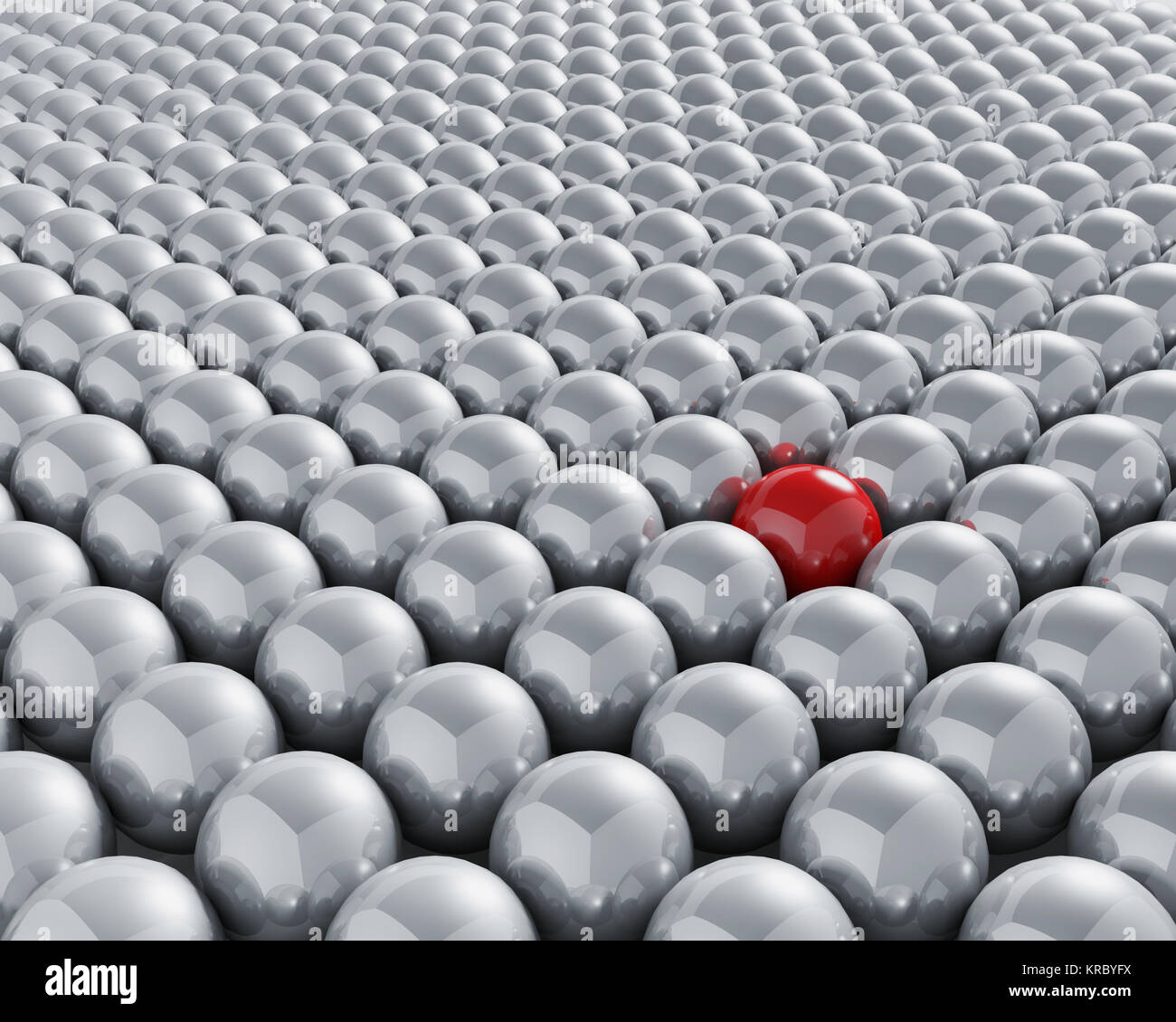 3D conceptual image depicting individuality Stock Photo - Alamy