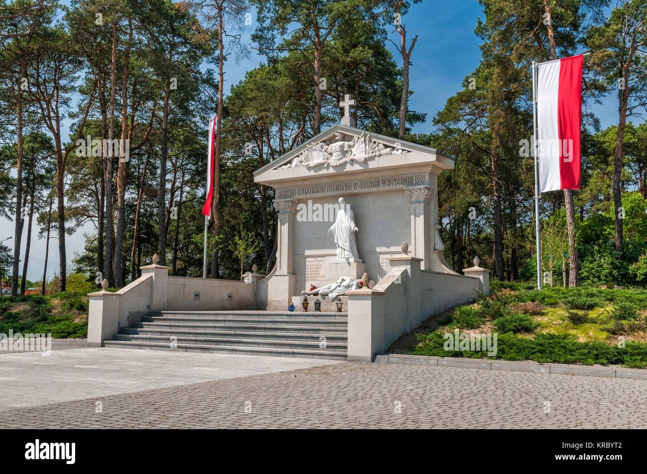 Monument of Greater Poland Insurgents in Brzoza, Kuyavia-Pomerania ...