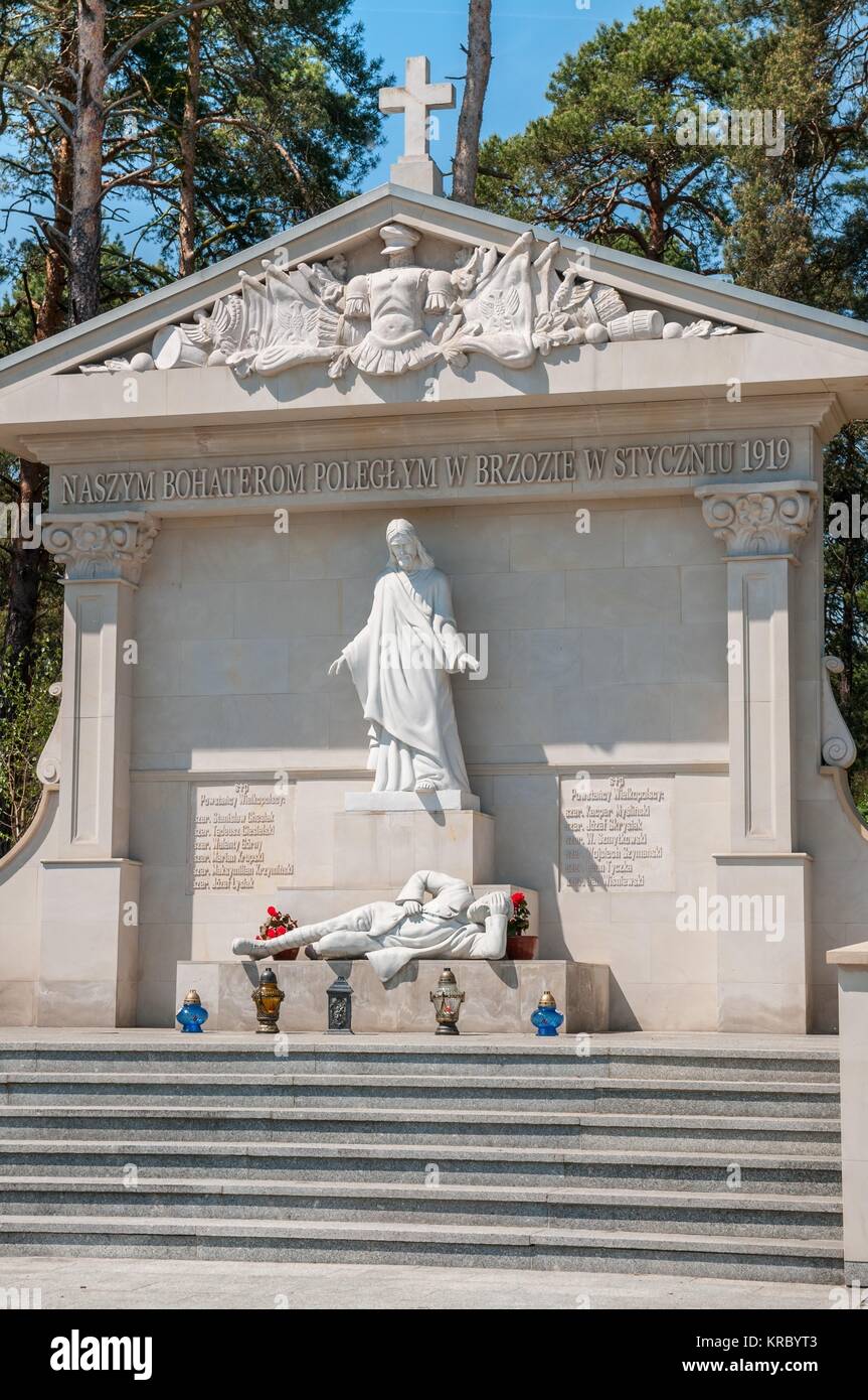 Monument of Greater Poland Insurgents in Brzoza, Kuyavia-Pomerania ...