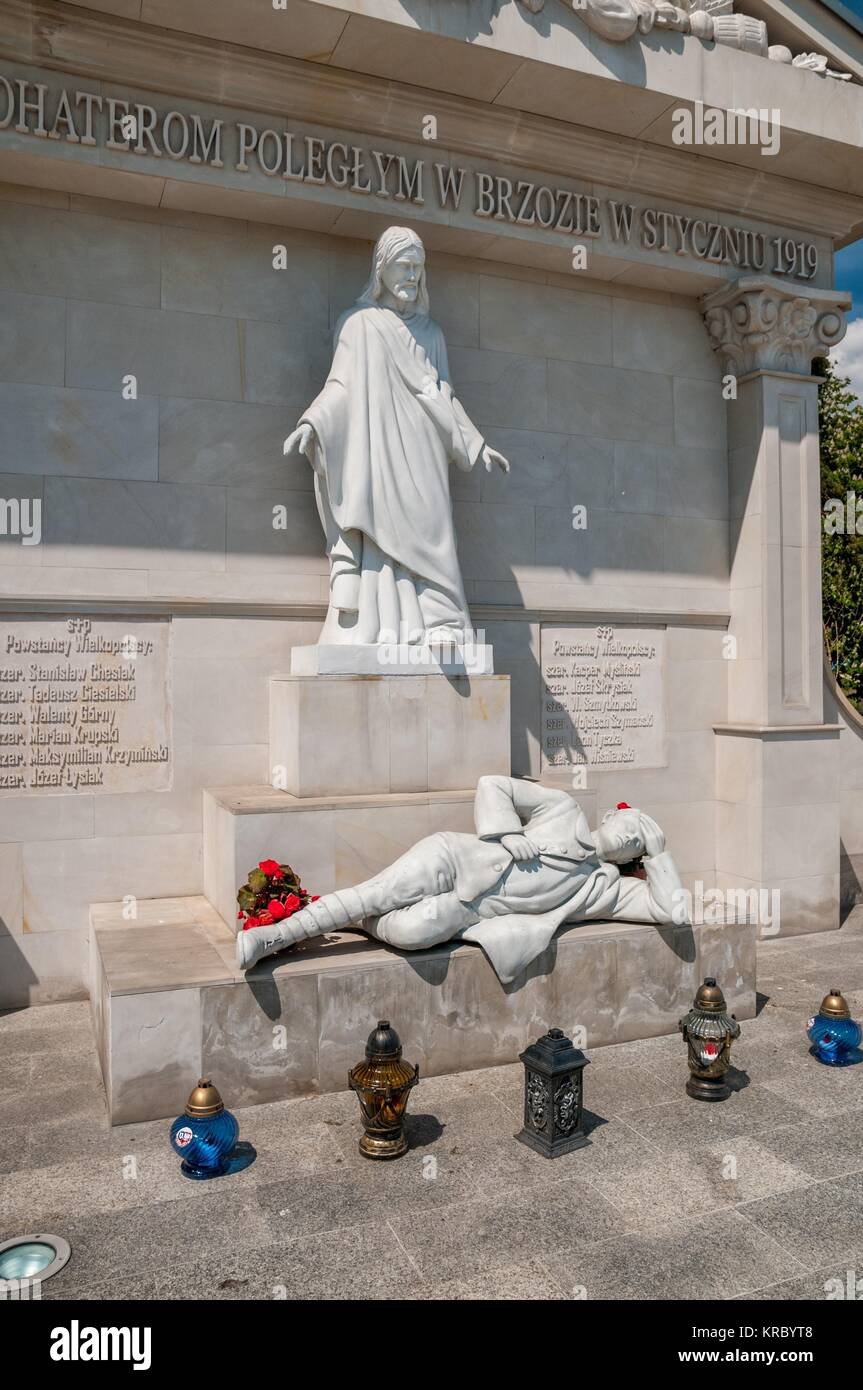 Monument of Greater Poland Insurgents in Brzoza, Kuyavia-Pomerania ...
